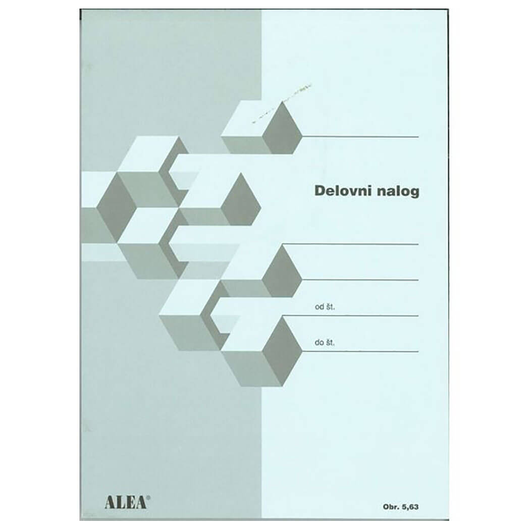 Obrazec 5,63 delovni nalog a5 - natisnipoceni.si